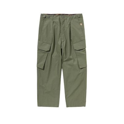 MR.BATHINGAPE金属标贴袋工装裤