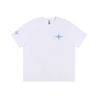 ATRY北极星花体刺绣短袖T恤男