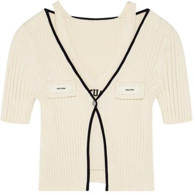 revan高级感两件套短袖毛衫