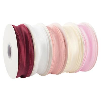 焙色鱼尾纱丝带超大卷50码手工