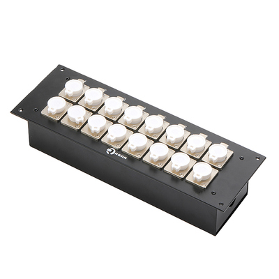 REAN舞台接线盒卡侬公对母金属