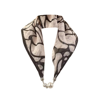 春秋夏季印花韩版女时尚丝巾装饰