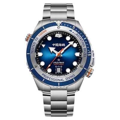 海鸥表千米防水专业排氦潜水运动夜光男士全自动机械手表男表1217
