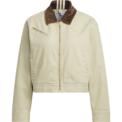 阿迪达斯女士简约保暖短款棉服