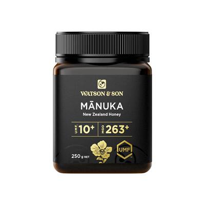 沃森父子新西兰进口麦卢卡滋补蜂蜜UMF10+250g送长辈家人生日礼物