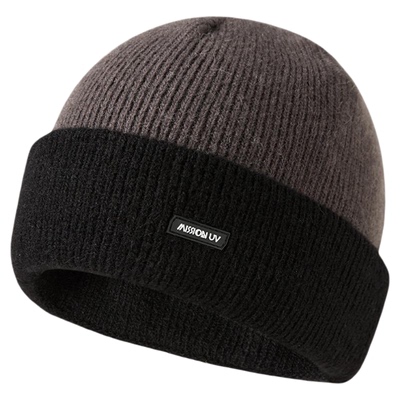 MISSIONUV男士羊毛保暖毛线帽