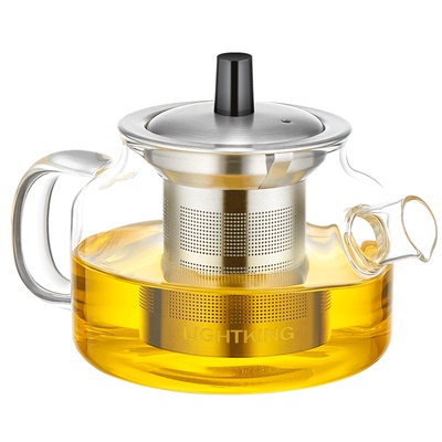 金灶明尊泡茶壶玻璃过滤飘逸杯