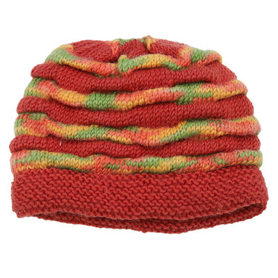 羊毛针织加厚防风护耳洋气帽子