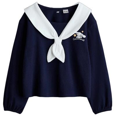 【三丽鸥系列】HM童装儿童女童T恤甜酷少女风学院风上衣1325664