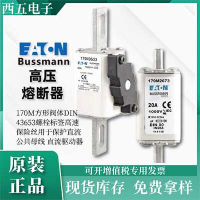原装EatonBUSSMANN巴斯曼熔断器保险丝170M5709全新现货可开票