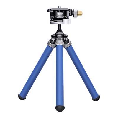 leofoto徕图MT-02C+MBC-20彩色碳纤维桌面三脚架全景云台直播vlog