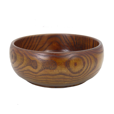 包邮超大号实木碗防烫水果