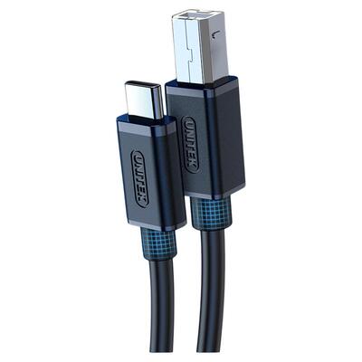 优越者(UNITEK)Type-C高速打印机线USB-C3.0转方口数据线 1.5/3米