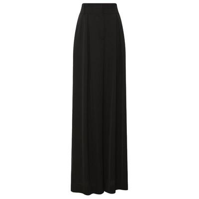 DVF黑色高腰阔腿裤长裤