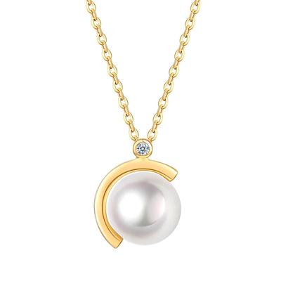 BEAUFINA半糖系列18k金珍珠项链