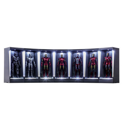 Hottoys HT MMSC005-011 钢铁侠Mark 1-7 连装甲格纳库迷你珍藏品
