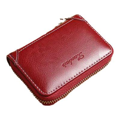 卡包女士牛皮证件大容量防盗