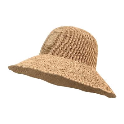 大帽檐草编渔夫帽防晒太阳帽