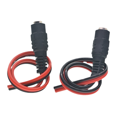12V母头线连接线插头红黑电源