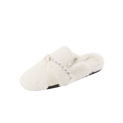 秋冬天毛毛鞋外穿棉鞋