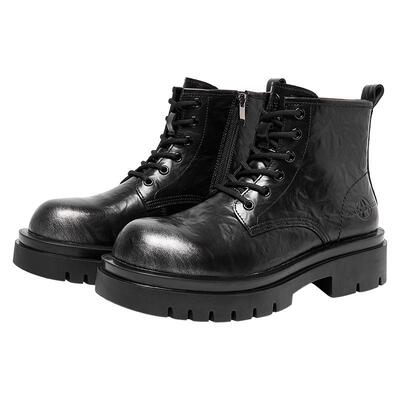 爱克佩特马丁靴男厚底复古