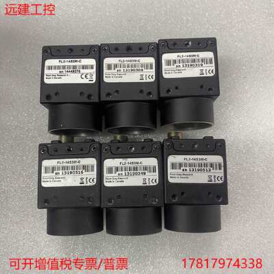 议价远建 POINTGREY/灰点FL2G-14S3M-C工业黑白CCD相机功能包好成