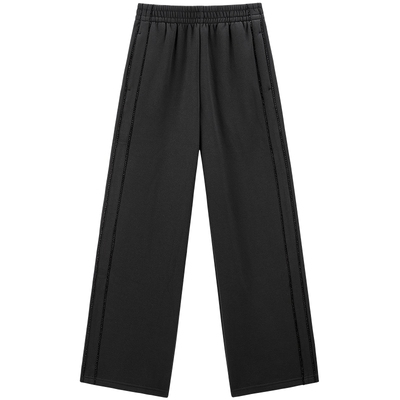 【商场同款】乐町直筒针织长裤冬新款雪尼尔阔腿休闲裤C1GHF4412