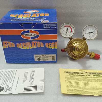 Uniweld RVT8011 Heavy Duty Single Stage Acetylene Regulator