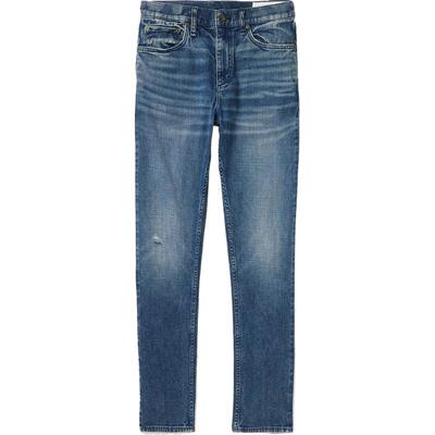 Rag＆Bone 男士复古别致靛蓝色调紧身靛蓝色牛仔裤