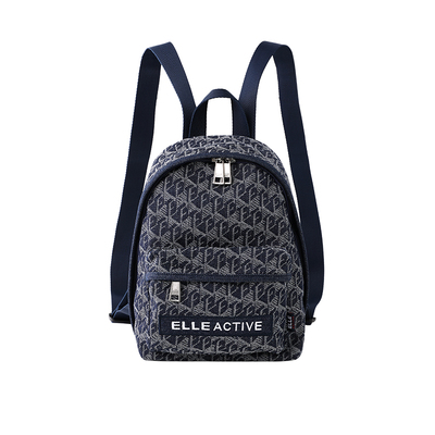 ELLEActive潮流仿牛仔双肩包