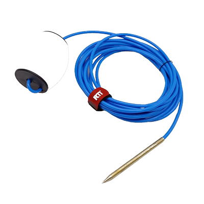 RTI鱼锁扣钢丝包胶串鱼绳配浮球