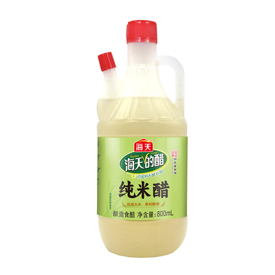 海天纯米醋800ml瓶装食醋