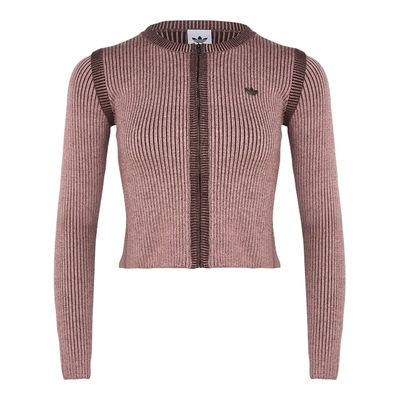 三叶草女装复古美式修身开衫外套