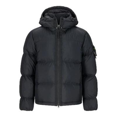 StoneIsland男士连帽羽绒服