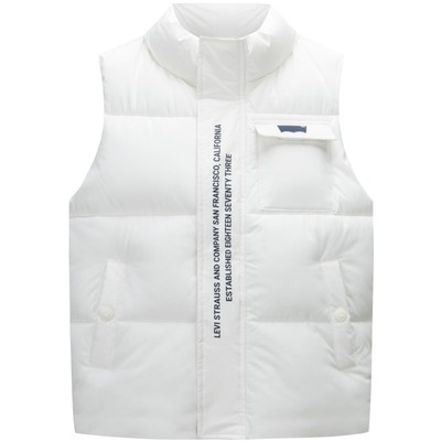 Levi's李维斯童装儿童棉马甲男女童2025冬季新款加绒加厚背心棉服