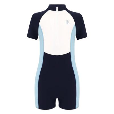 BE范德安平角防晒儿童泳衣