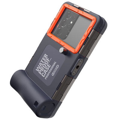 Waterproof Case苹果15ProMax防水手机壳适用iPhone17Pro自由潜15/16Plus水下高清拍照录像保护三星S23浮潜14