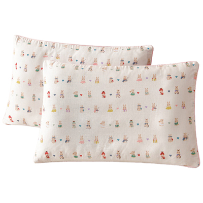 A类全棉双层纱宝宝枕头套30x50cm