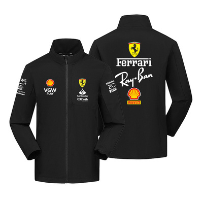 法F1拉利车队勒克莱尔方程冲锋衣