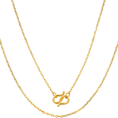 潮宏基珠宝女款足金链计价