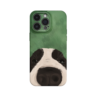 狗头~可爱治愈怼脸边牧ins适用iPhone16/15pro手机壳新华为mate70小米14小众vivoS19软iqooneo10苹果14findx8