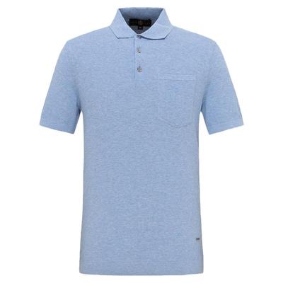 LAMPO夏季短袖麻爽长绒棉polo衫