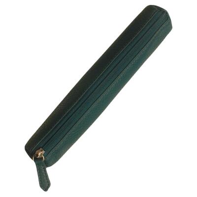 意大利飞碧纳牛皮材质便携笔包