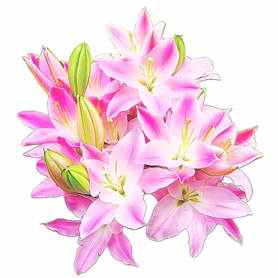 百合大种球带芽四季可栽