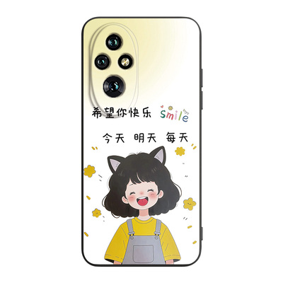 彬彧适用于huawei手机荣耀200pro保护套honor200pro韩系elp-an00卡通外壳。荣誉200pro软胶elpan00小清新后壳