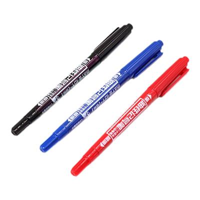 欧标（MATE-IST）小双头油性记号笔勾线笔描边马克笔会议签字笔B1522学生绘画专用笔旗舰店