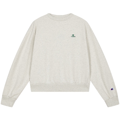 Champion冠军女款圆领卫衣纯色