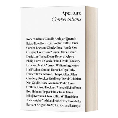 英文原版 Aperture Conversations 1985 to the Present 光圈会谈 1985年至今 英文版 进口英语原版书籍