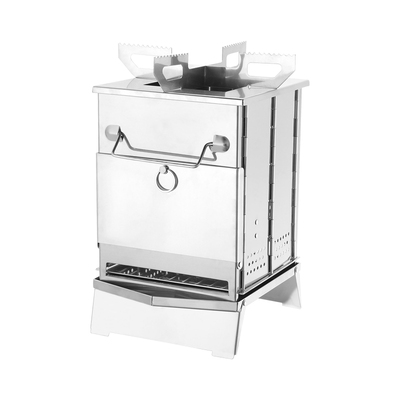 户外不锈钢柴火炉迷你烤炉