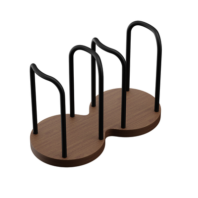 一次性杯子取杯器实木高级感放水杯收纳置物架桌面咖啡茶杯纸杯架